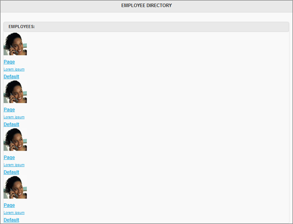 Employee Directory with jQuery Mobile